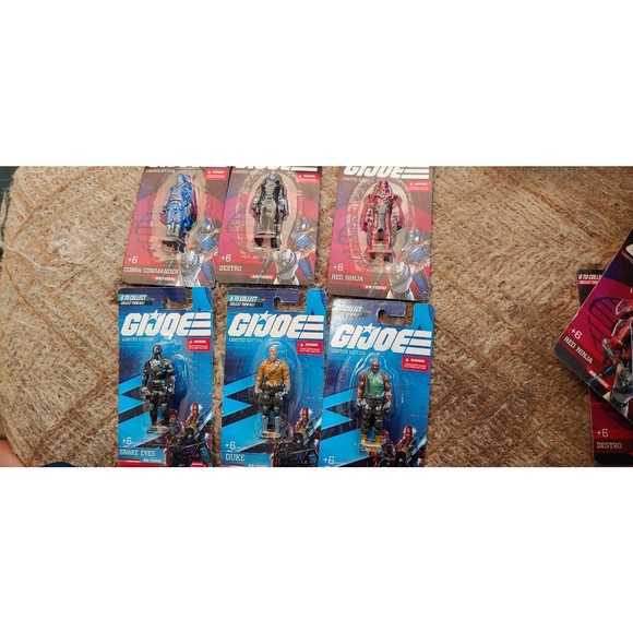 Hasbro | Toys | 6 X Gi Joe Limited Edition Mini Figures Full Set 25 ...